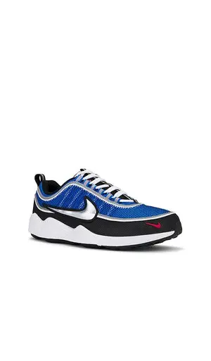 Nike Air Zoom Spiridon Sneaker - Signal Blue  Metallic Silver  Black  & W
