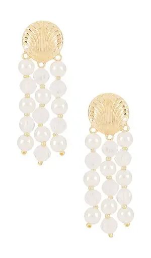 8 Other Reasons Isla Pearl Drop Earrings - Gold