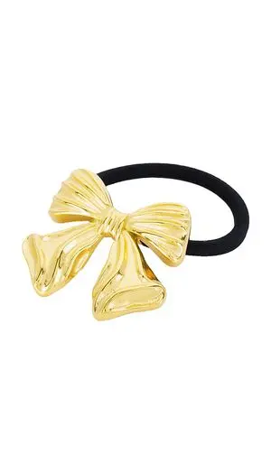 8 Other Reasons Lacey Ribbon Hair Tie - Gold