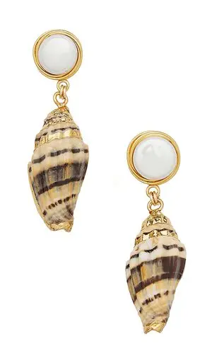 Brinker & Eliza Darya Earrings - Brown