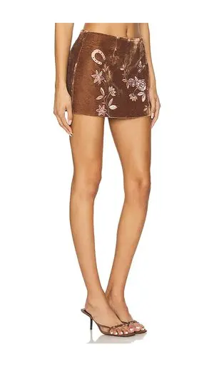 LESLIE AMON Desert Mini Skirt