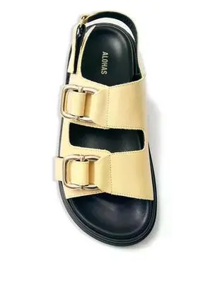 ALOHAS Harper Buckle Sandals - Yellow