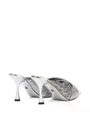 Roberto Cavalli Pleated Mules