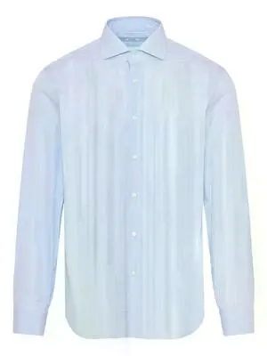 BARBA NAPOLI Striped Shirt - Blue
