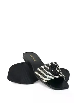 Just Cavalli Elisie Striped Slides