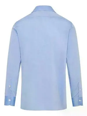 BARBA NAPOLI Cotton Shirt - Blue
