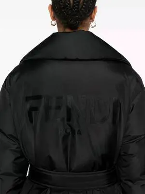 Fendi Logo-embroidered Padded Coat