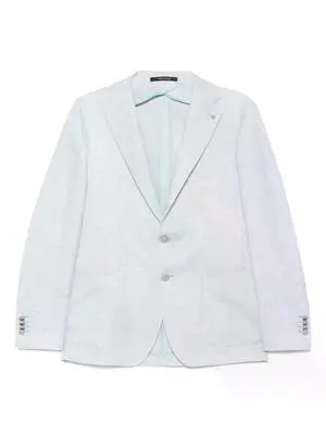 Tagliatore Single-breasted Blazer - Blue