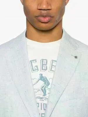 Tagliatore Single-breasted Blazer - Blue