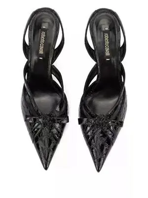 Roberto Cavalli Pointed-toe Slingback Pumps