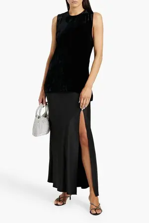 Proenza Schouler Joyce Velvet Top