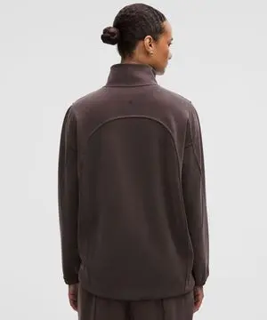 Lululemon Softstreme Half-zip - Sequoia