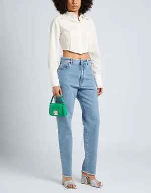 Gcds Mom Jeans With Detachable Embellishment