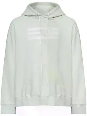 MAISON MARGIELA Numbers-motif Hoodie - Green