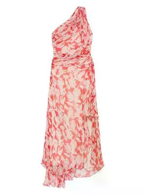 Victoria Beckham One-shoulder Midi Dress