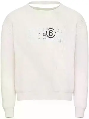 MAISON MARGIELA Crew-neck Sweatshirt - White
