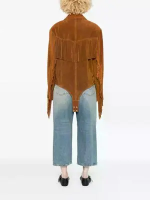 Coperni Suede Fringed Jacket