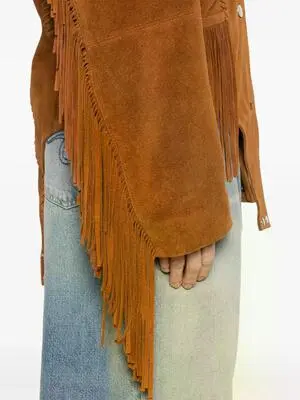 Coperni Suede Fringed Jacket