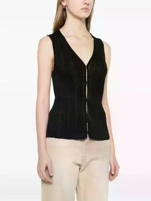 Majestic Filatures Fine-knit Vest