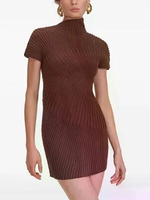 Cult Gaia Luka Mini Dress - Brown