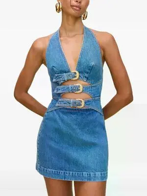Cult Gaia Anice Mini Dress - Blue