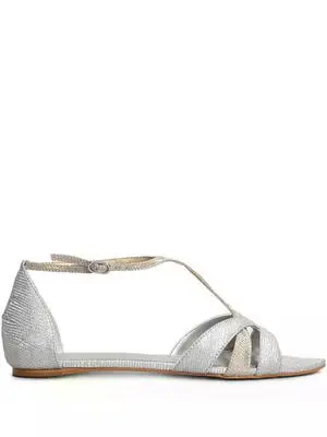 ANDREA CARRANO Two-tone Flat Sandals