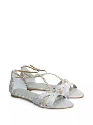 ANDREA CARRANO Two-tone Flat Sandals