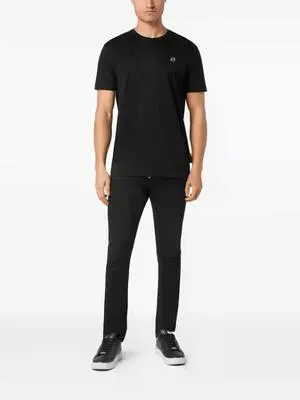 Philipp Plein Logo-appliqué T-shirt - Black