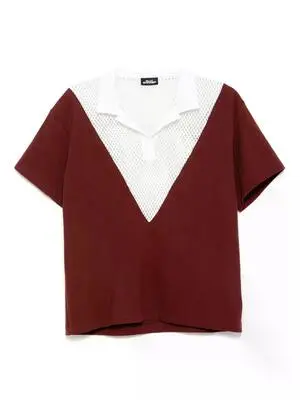 OLLY SHINDER V Hybrid Polo Shirt - Red
