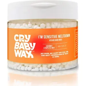 CRYBABY WAX I'm Sensitive Meltdown Vegan Hard Wax - No Color