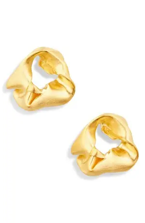 Completedworks Notso Big Crunch Hoop Earrings - 18ct Gold Plated