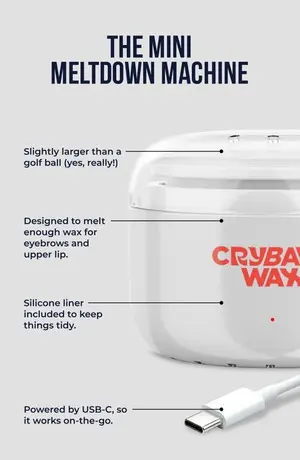 CRYBABY WAX The Mini Meltdown Machine