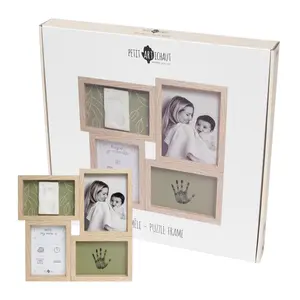 PETIT ARTICHAUT Puzzle Frameinkless Baby Print Keepsake Kit & Photo Memory Frame - Olive Tree