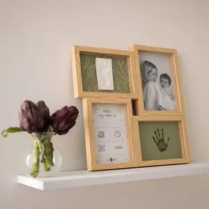 PETIT ARTICHAUT Puzzle Frameinkless Baby Print Keepsake Kit & Photo Memory Frame - Olive Tree