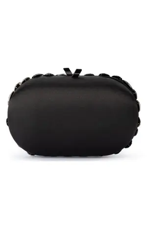 OLGA BERG Victoria Flower Embellished Clutch