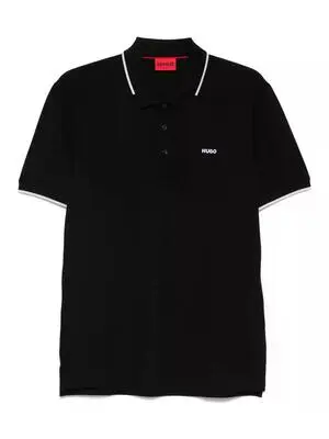 Hugo Logo-embossed Polo Shirt