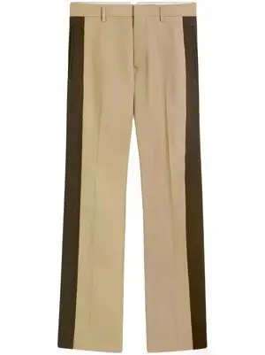 Ami Contrasting Trousers - Neutrals
