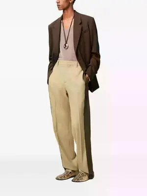 AMI Paris Contrasting Trousers