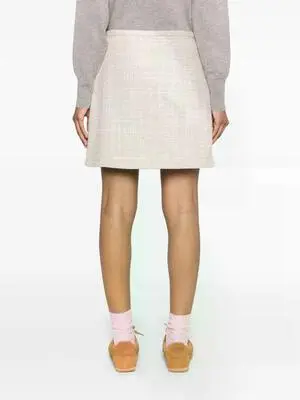 Theory A-line Tweed Mini Skirt