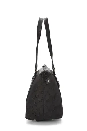 Gucci Gg Monogram Denim Tote - Black