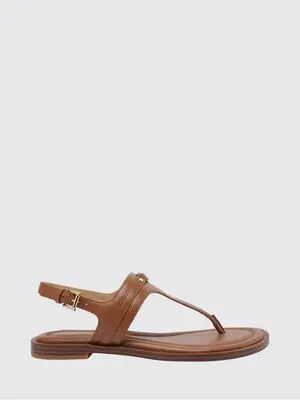 Michael Kors Mandy Leather Sandals - Brown