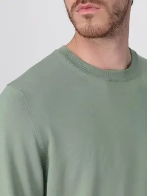 FAY Crew Neck Sweater - Green