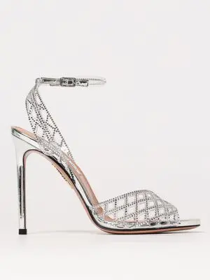 Aquazzura Silver Heels