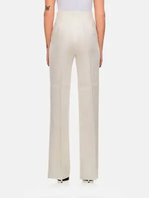 Max Mara Wide Leg Trousers - White