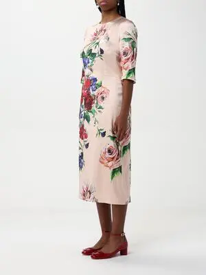 Dolce & Gabbana Floral Print Midi Dress