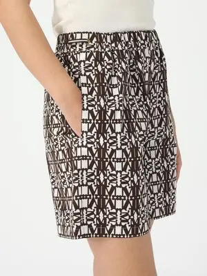 Max Mara Monogram Print Shorts