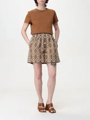 Max Mara Printed Shorts - Tobacco