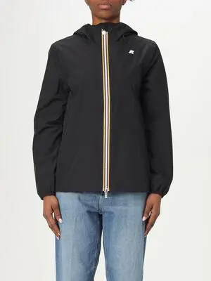 K-WAY Hooded Zip Up Jacket - Black