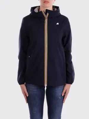 K-WAY Marguerite Technical Fabric Jacket - Blue