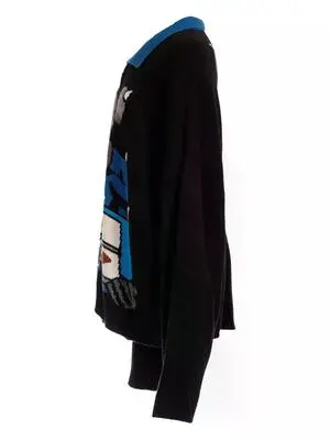 Natasha Zinko Intarsia-knit Cardigan
